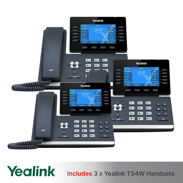 Cloud Hosted VoIP Telephone System | 3 Users | CallSwitch | Headset Store